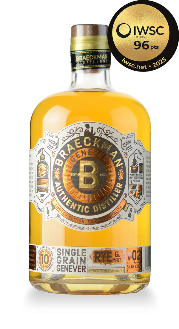 Single Grain Genever - Rye & Malt - 10 Years – Braeckman Webshop